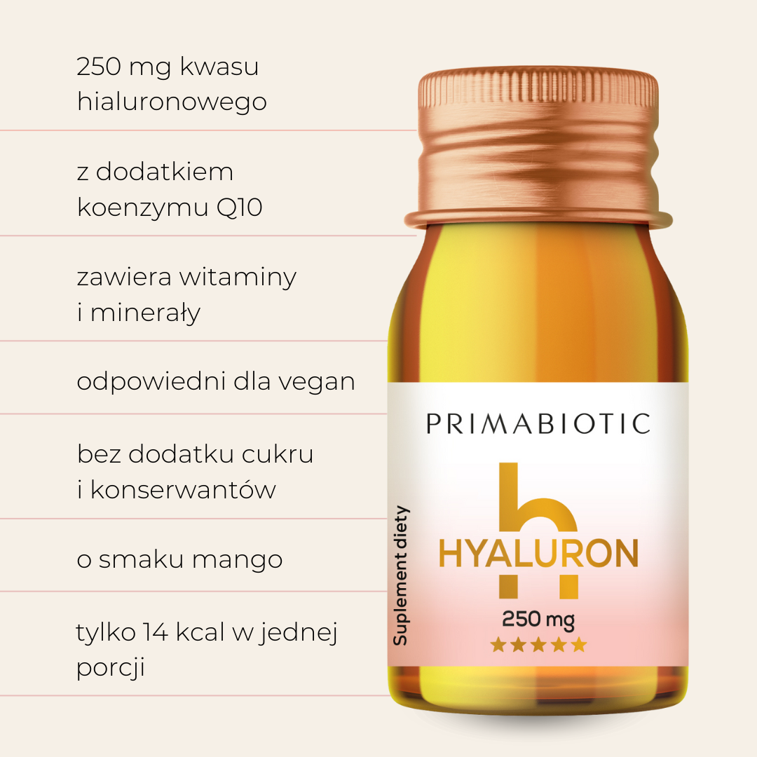 Kwas hialuronowy do picia 30 shotów x 30 ml -Primabiotic