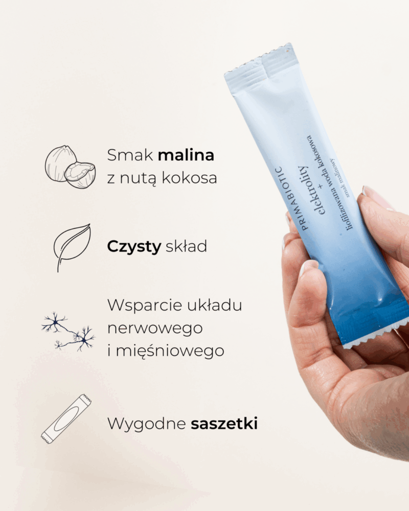 Elektrolity w proszku bez cukru (10 saszetek) -Primabiotic
